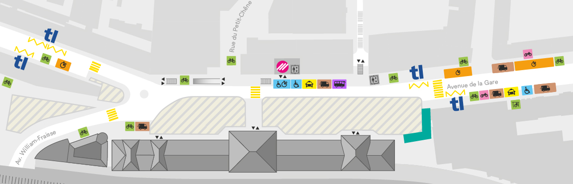 Places de la Gare et des Saugettes: accès et stationnement – Ville de ...