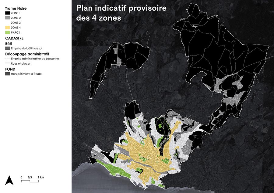 Plan lumière – Ville de Lausanne