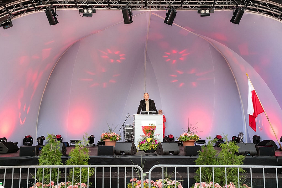 Inauguration de la place de la Sallaz