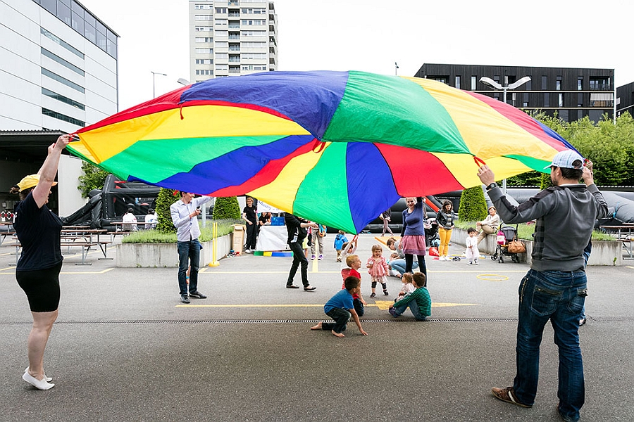 Inauguration de la place de la Sallaz